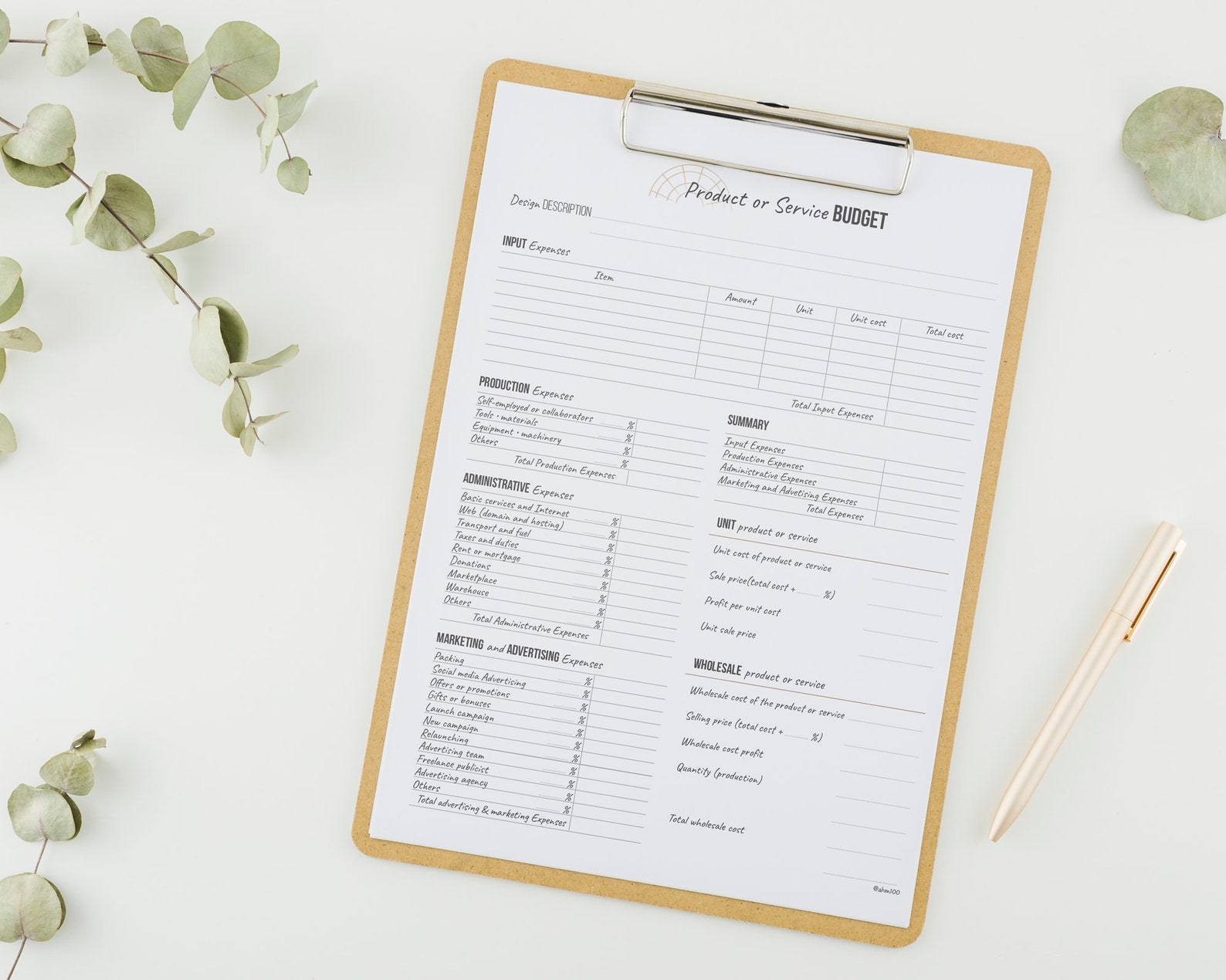 Entrepreneur Planner and Social Platforms 3 Colors: Brown, Green, Gray ...