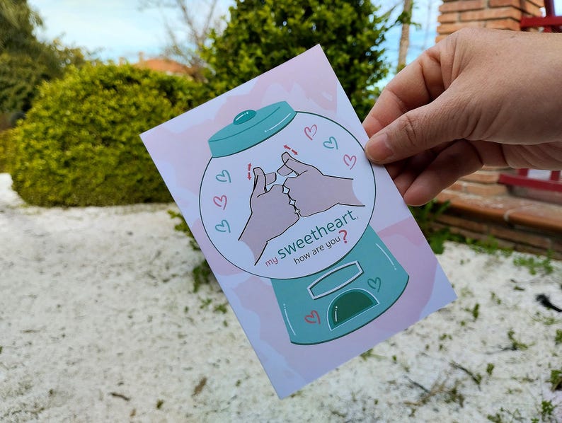 ASL Valentine's Day Cards | Sign Language Love Notes (digital Download ...