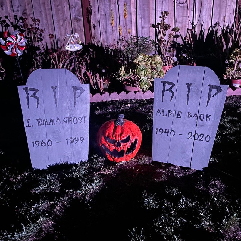 Halloween Tombstone - Etsy