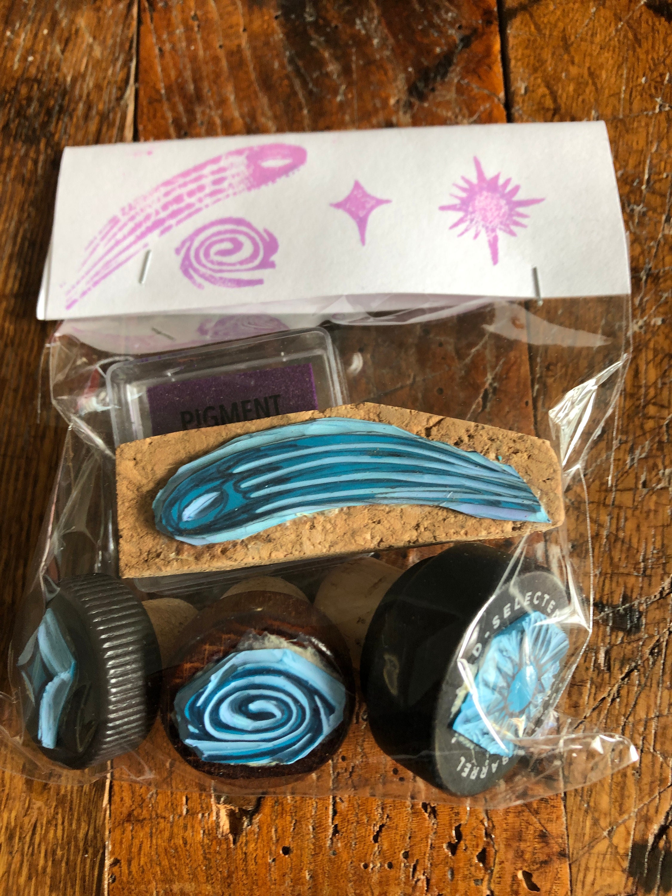 Set of Mini Stamps - Etsy