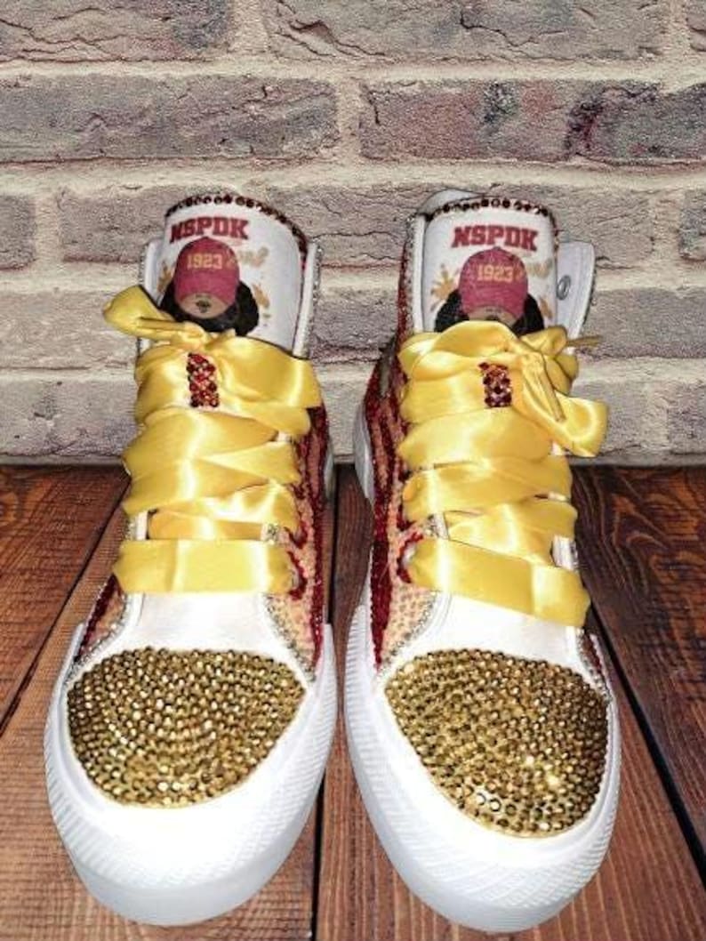 Custom NSPDK National Sorority of Phi Delta Kappa Rhinestone Bling High ...