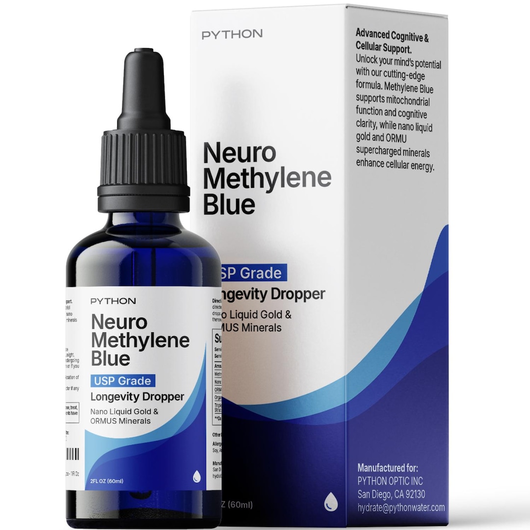 Python Neuro Methylene Blue UPS Pharmaceutical Grade 99.99% Longevity ...
