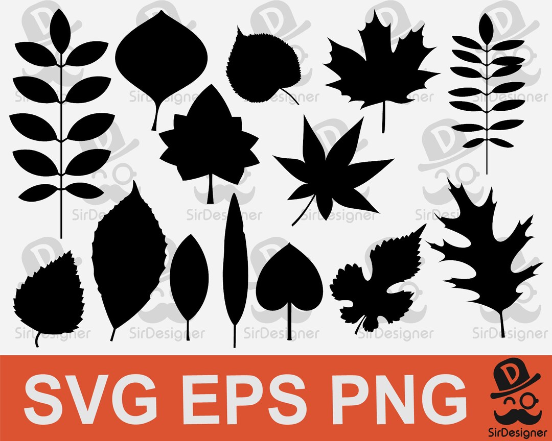 Leaves SVG Leaves Bundle Leaves Design Cricut leaves - Etsy