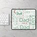 Personalized Mouse Pad Daddy Gift From Kids Gifts for Dada - Etsy