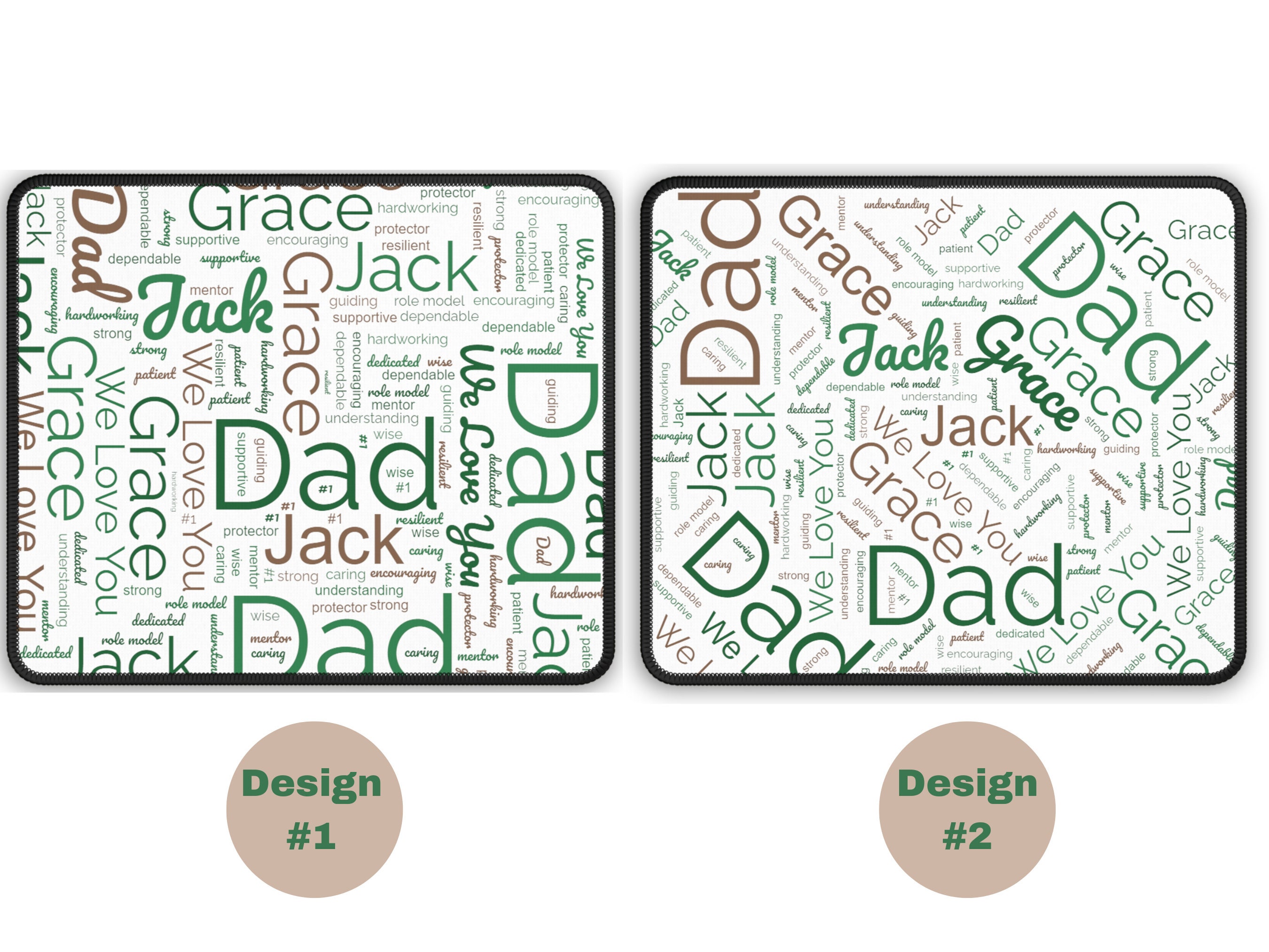 Personalized Mouse Pad Daddy Gift From Kids Gifts for Dada - Etsy