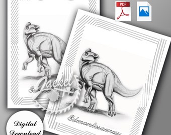Printable Dinosaur Adult Coloring Page archaeoptrix Hand Drawn ...