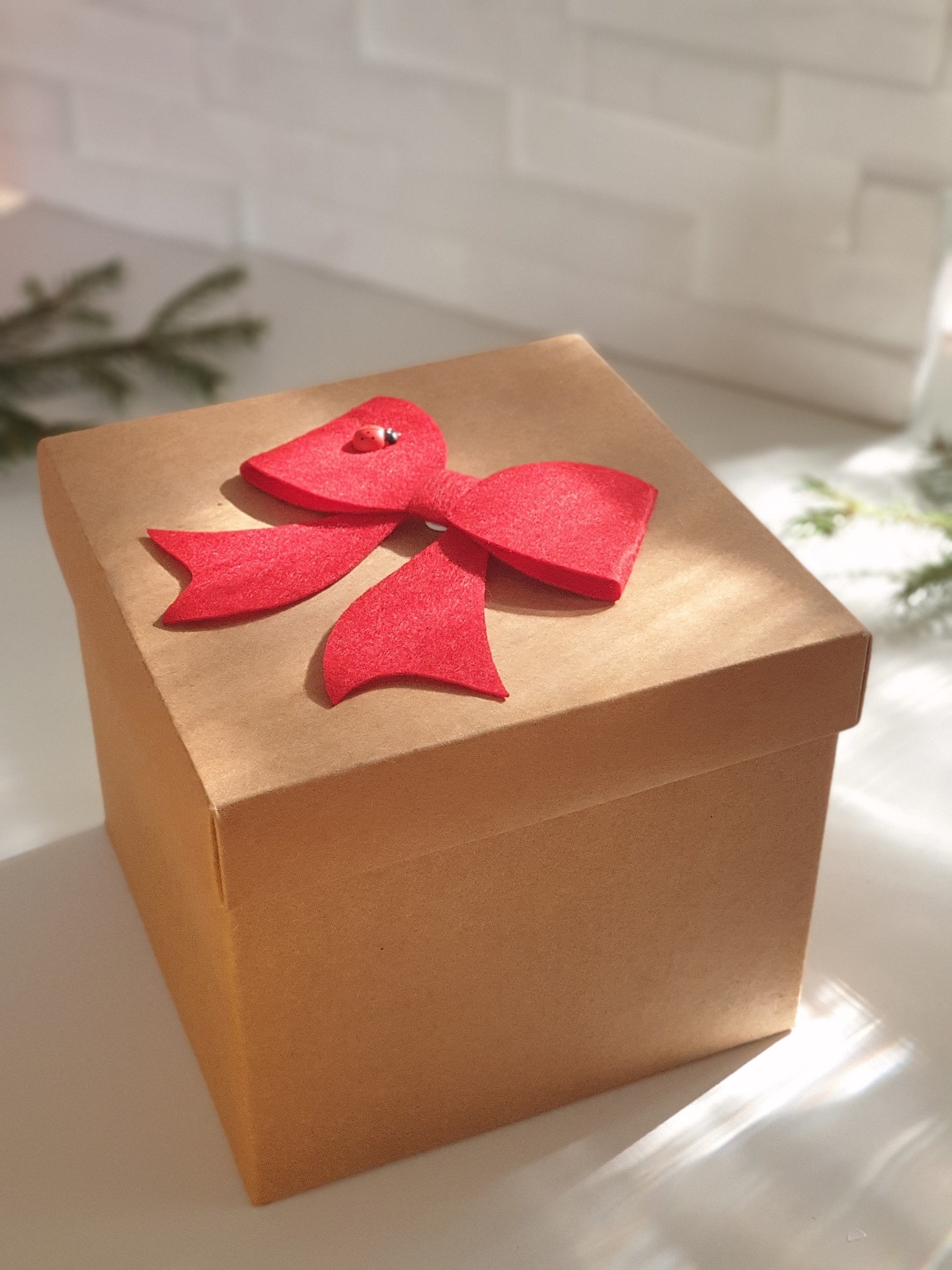 Christmas Tree Bows Red Bow for Gift Box Holiday Bow for - Etsy