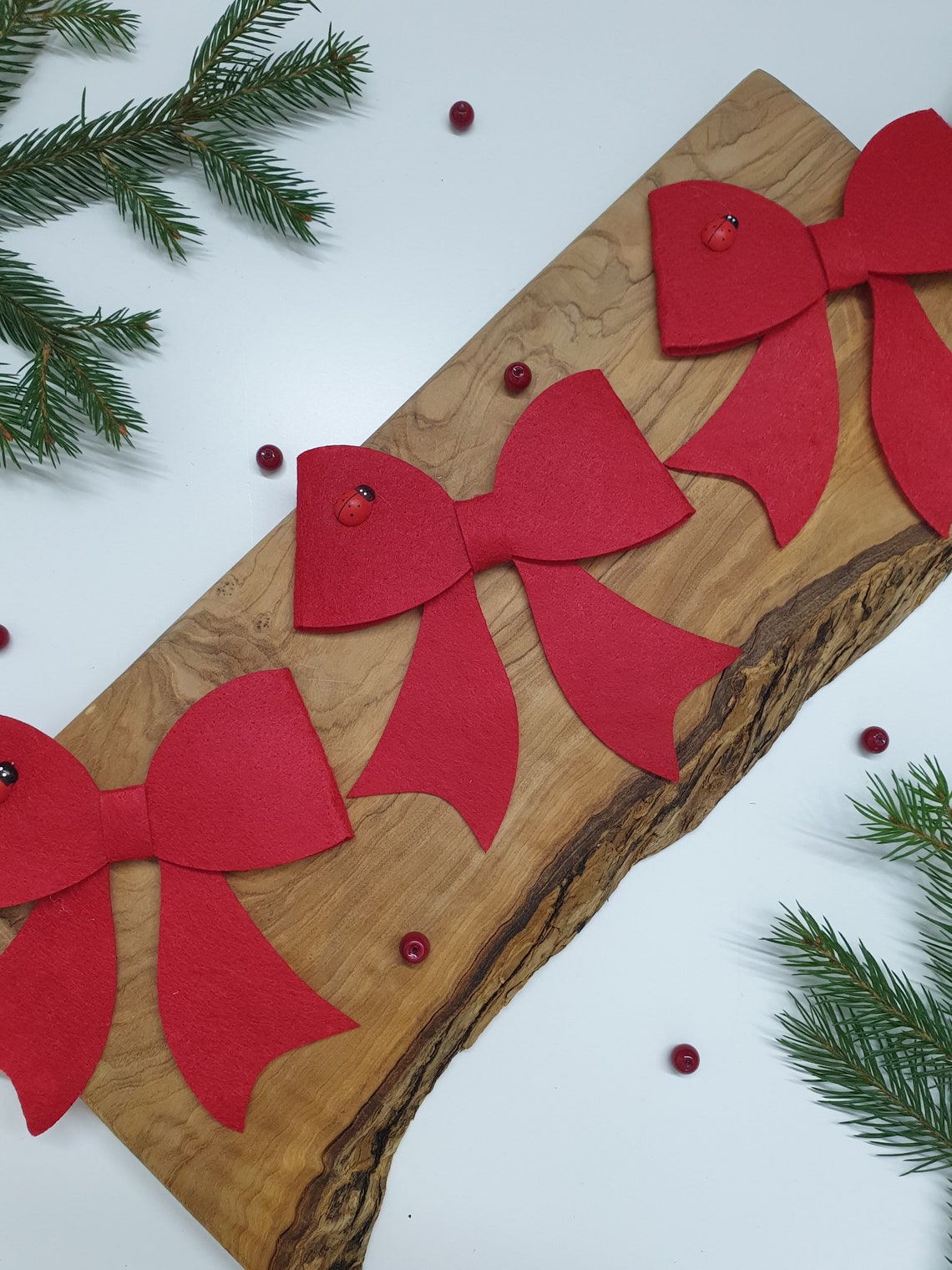 Christmas Tree Bows Red Bow for Gift Box Holiday Bow for - Etsy