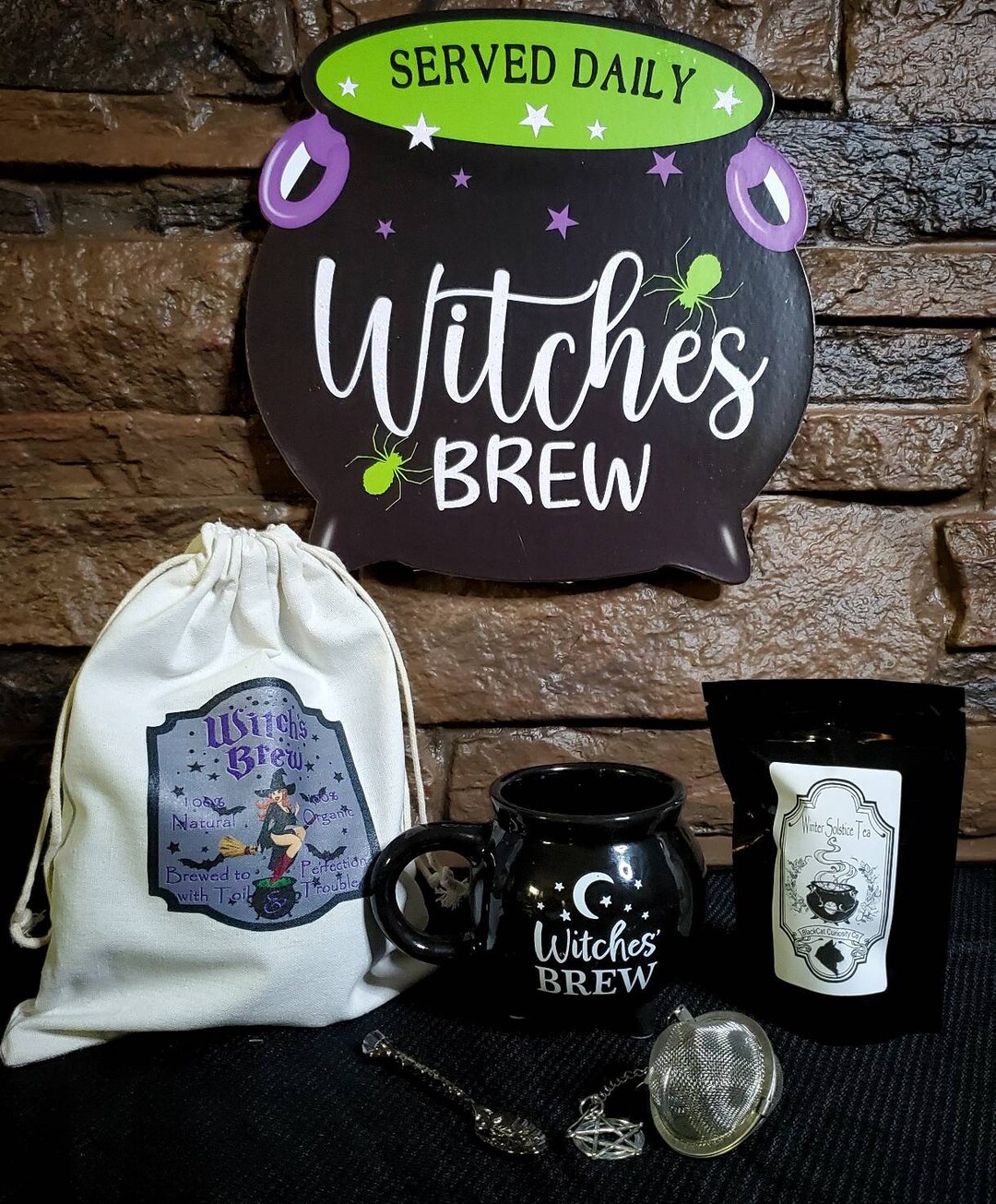 Witches Brew Tea Gift Set - Etsy