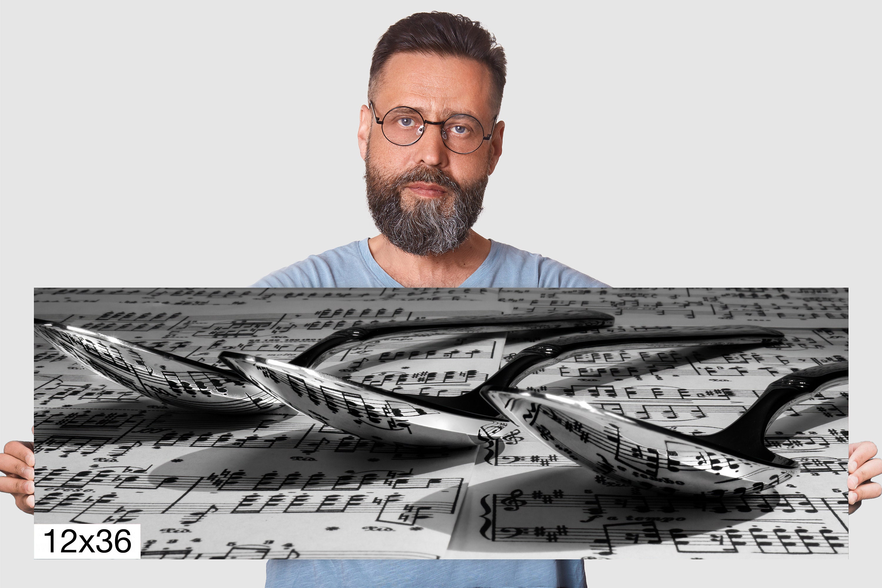 Musical Notes and Symbols Classical Orchestra Abstract Sheet Music ...