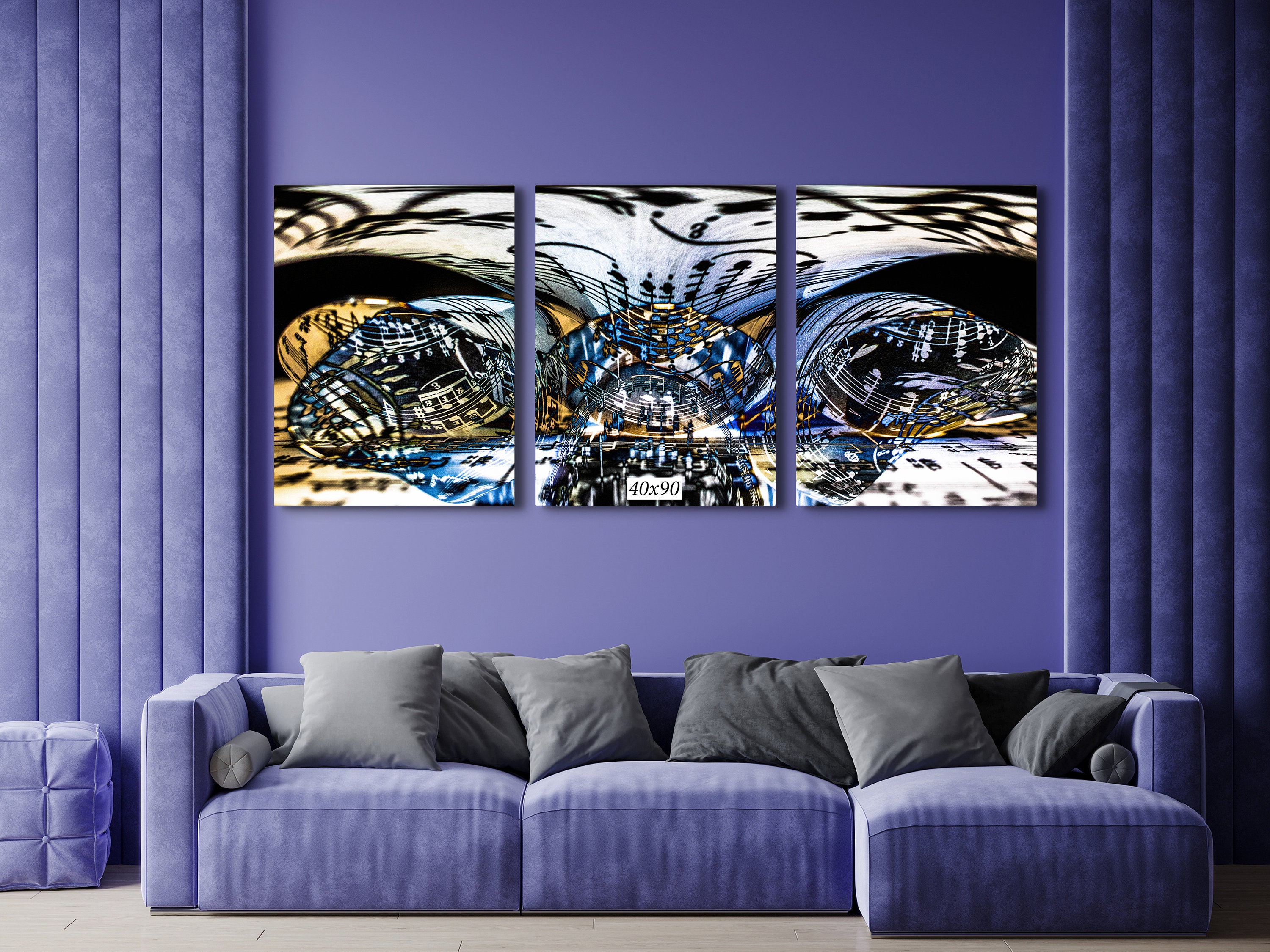 Musical Notes and Symbols - Classical Orchestra - Abstract - Sheet ...