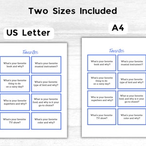 Conversation Starter Cards: 250+ Printable Icebreakers (digital ...