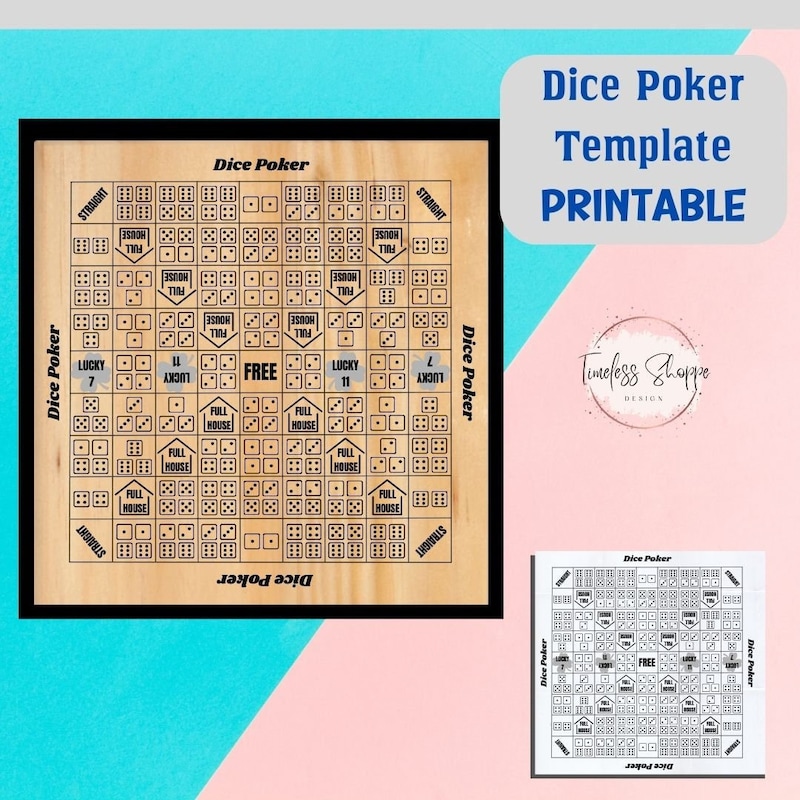 Vegas Dice Game Board Game - Etsy