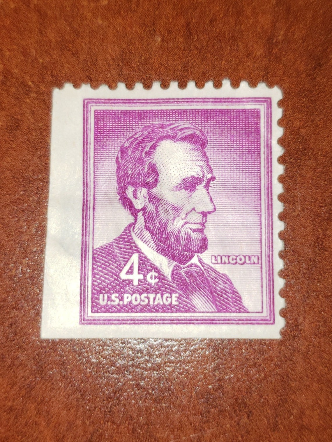 Znaczek 4 centy Abraham Lincoln z 1954 r - Etsy Polska