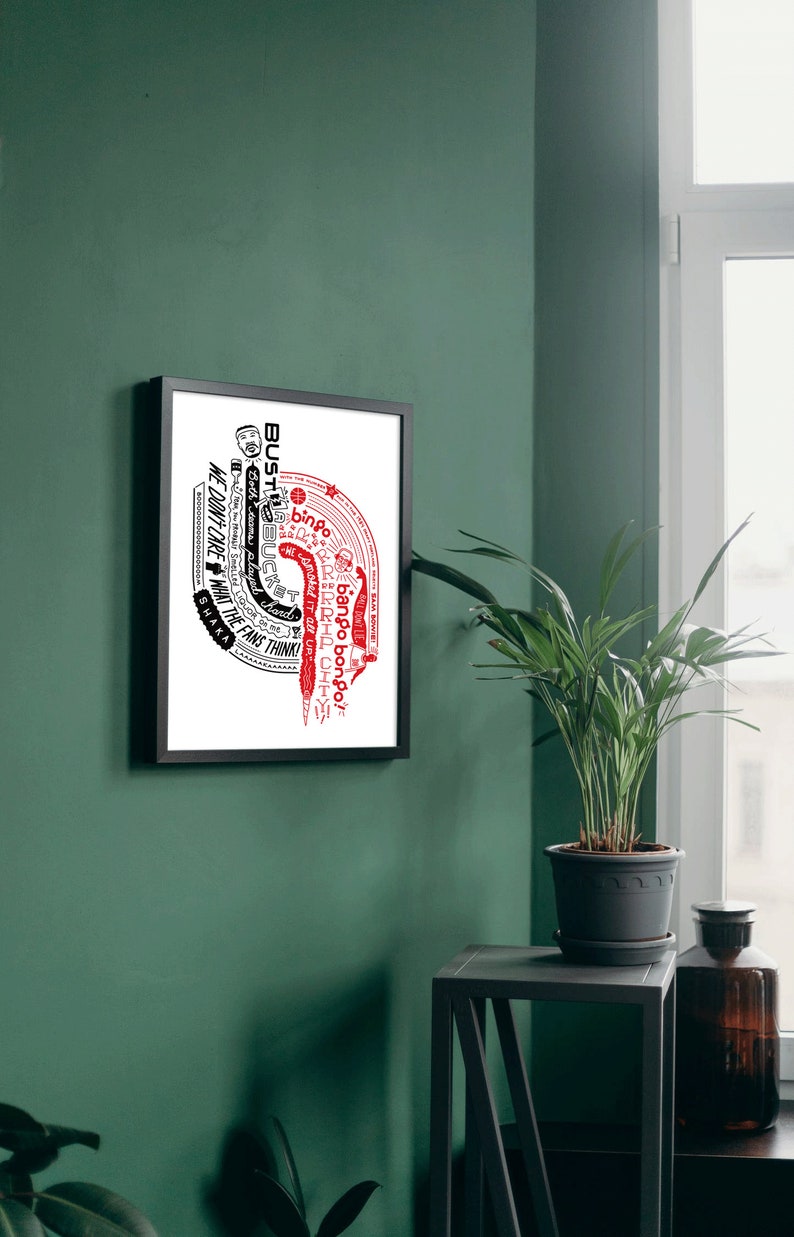 Portland Trailblazers Pinwheel Poster - Etsy