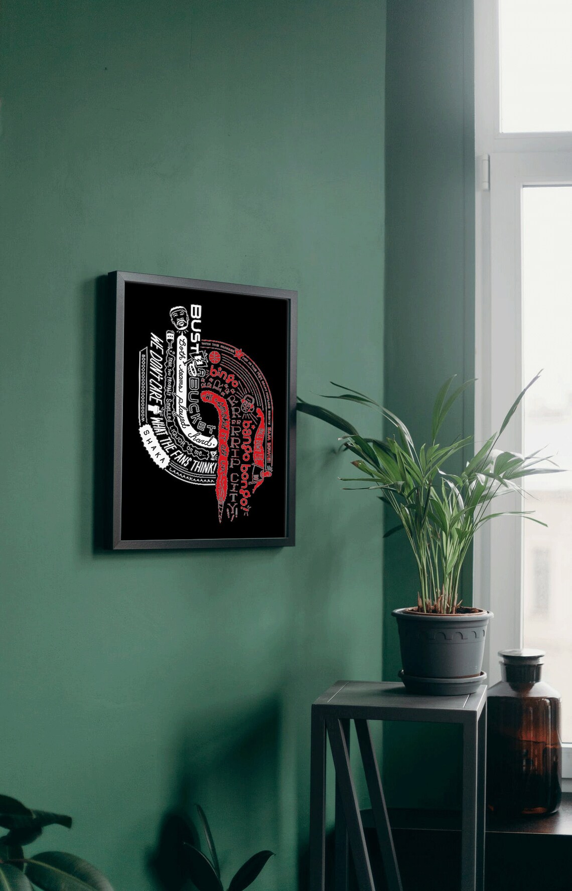 Portland Trailblazers Pinwheel Poster - Etsy