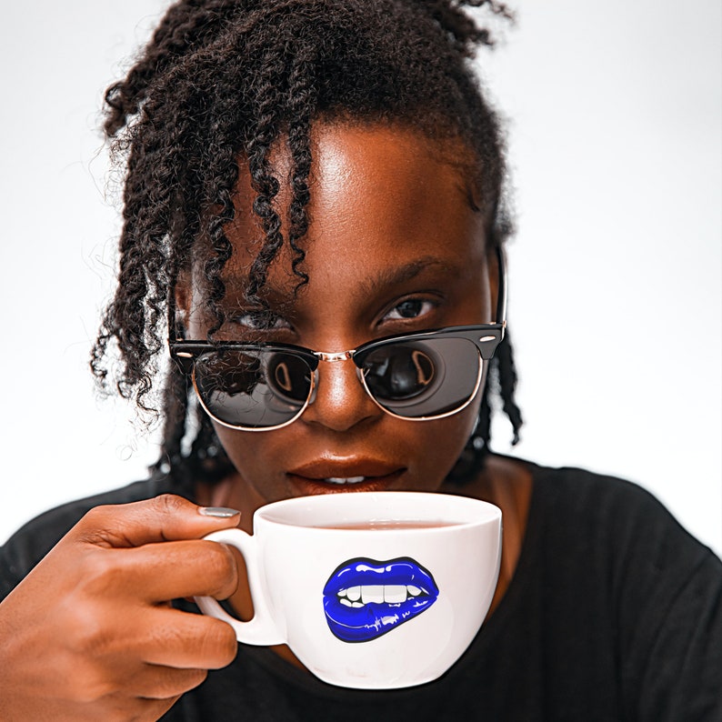 Shiny Blue Lips PNG, Lips Sublimation, T Shirt Print, Lip Bite File ...