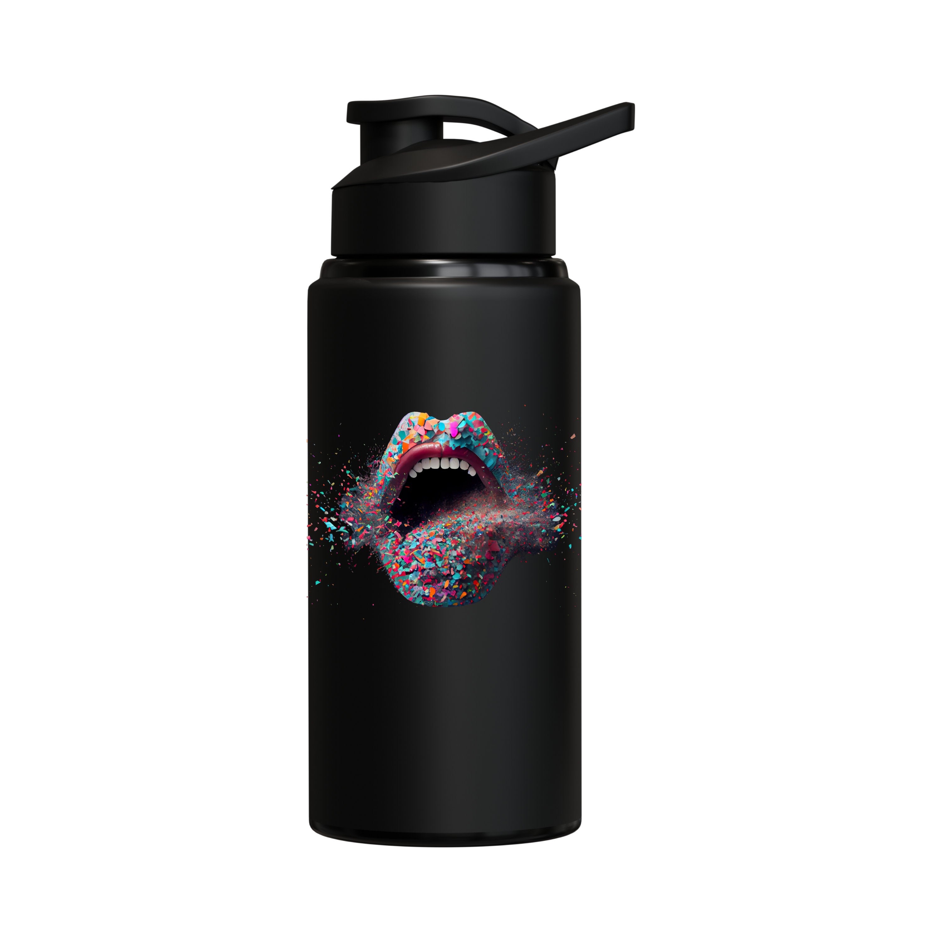 Confetti Scream Lips PNG, Lips Sublimation, T Shirt Print, Mouth ...
