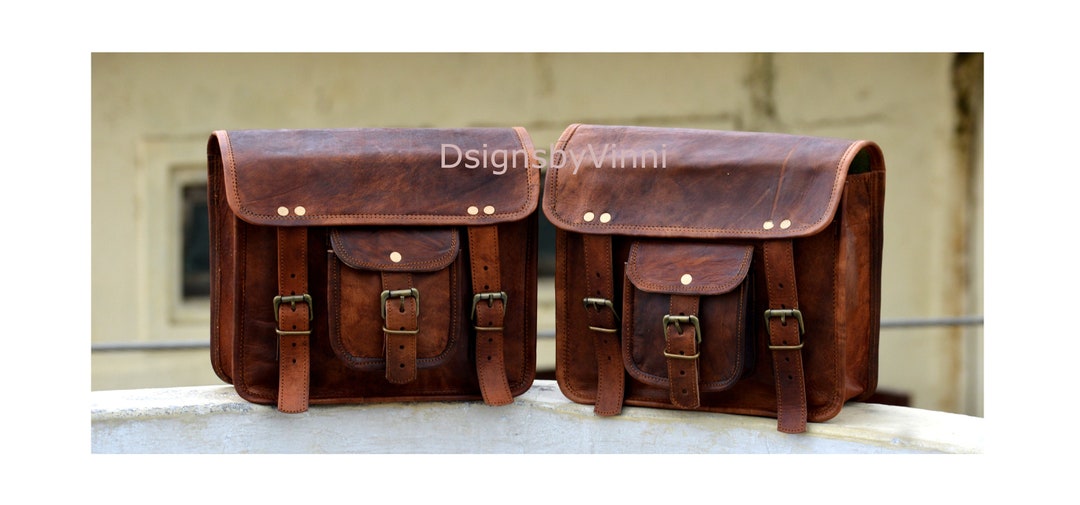 Leather Saddlebag Set for Triumph America / Speedmaster With Bags ...