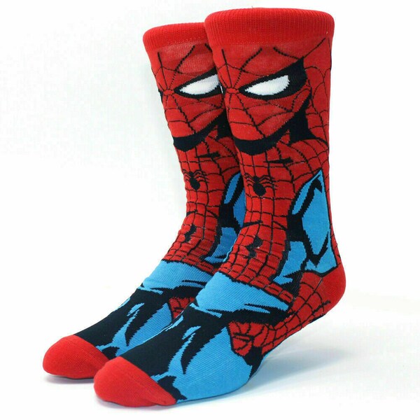 Spiderman Socks - Etsy