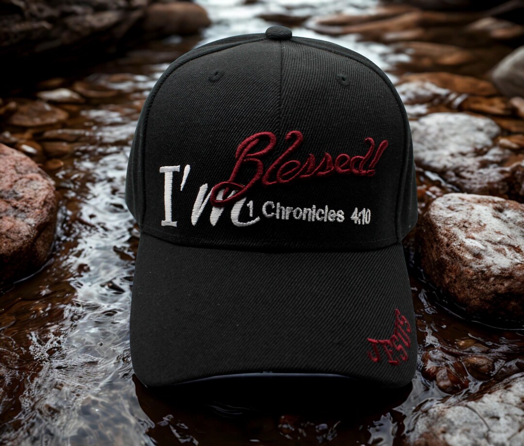 Christian Baseball Cap. Jesus Hat. Christian Blessed Cap. 1 Chronicles ...