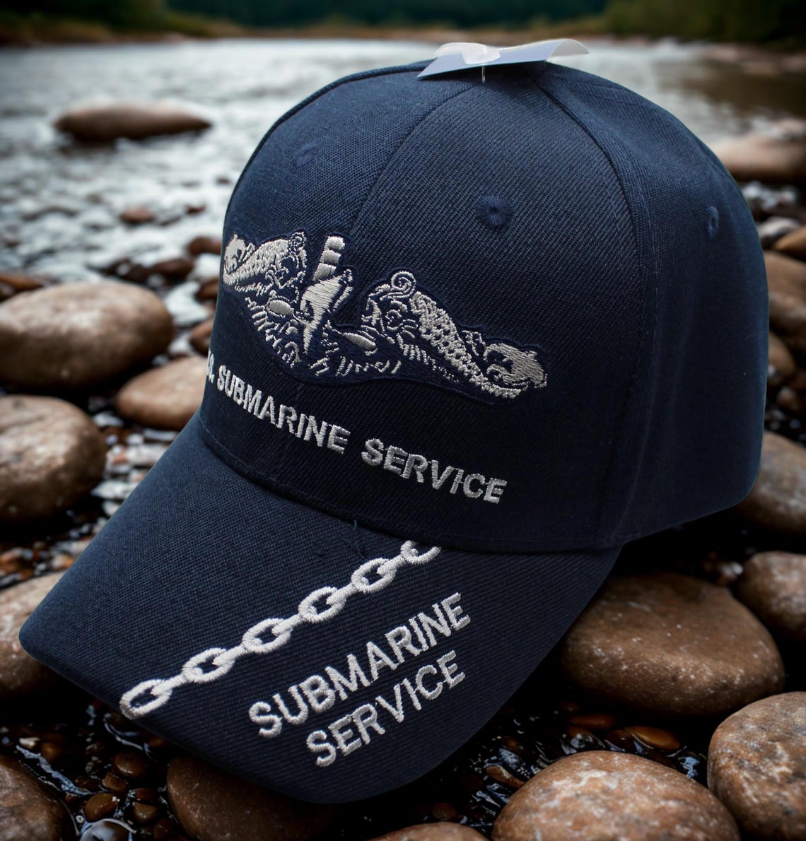 U.S. Submarine Service Navy Blue Veteran Hat, Navy Submarine Military ...