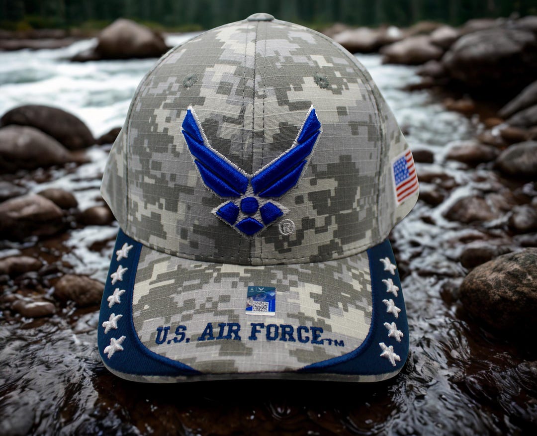 US Air Force Hat, Camo Tactical Baseball Cap, USAF Pride Gear ...