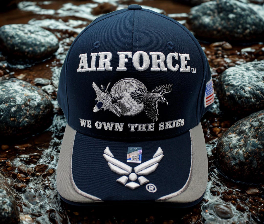 US Air Force Hat, Blue Air Force Baseball Cap, USAF Ball Cap ...