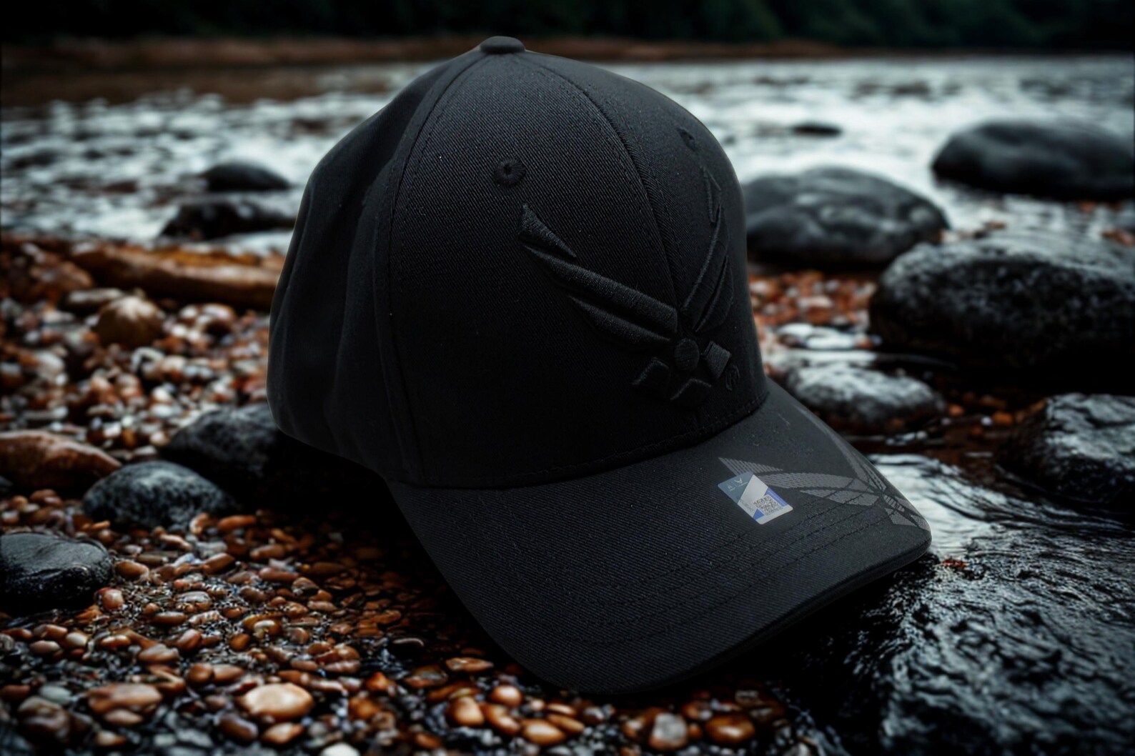 US Air Force Hat, USAF Black Baseball Cap With Embroidered Air Force ...