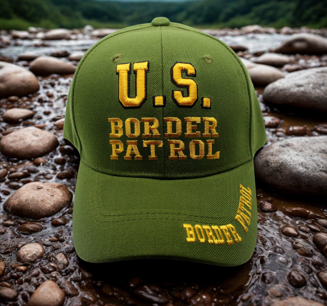 U.S Border Patrol Green Baseball Cap, Embroidered Tactical Hat ...