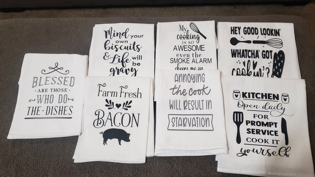 Cheeky Kitchen Towels - Etsy