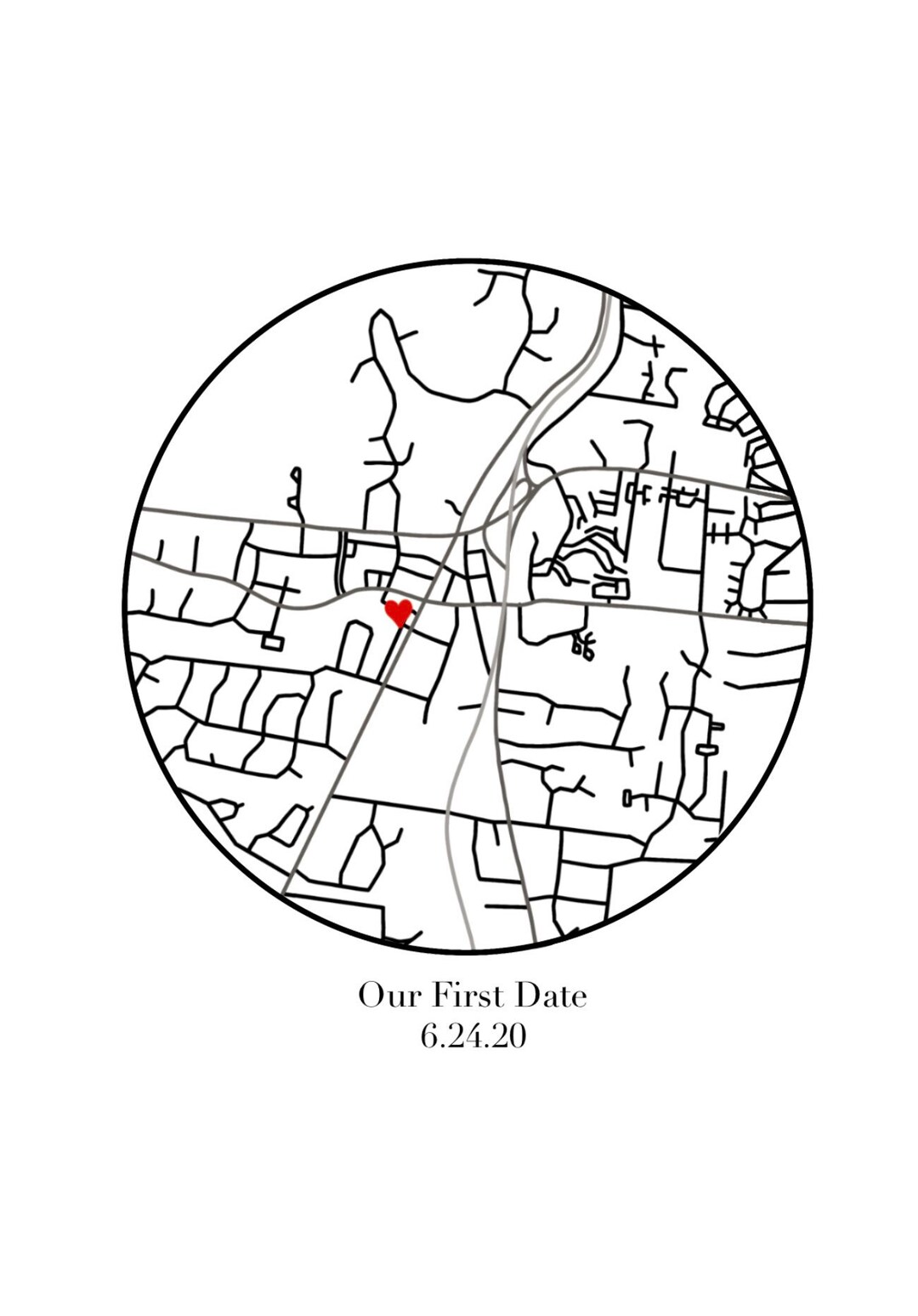 Custom Map Drawing - Etsy