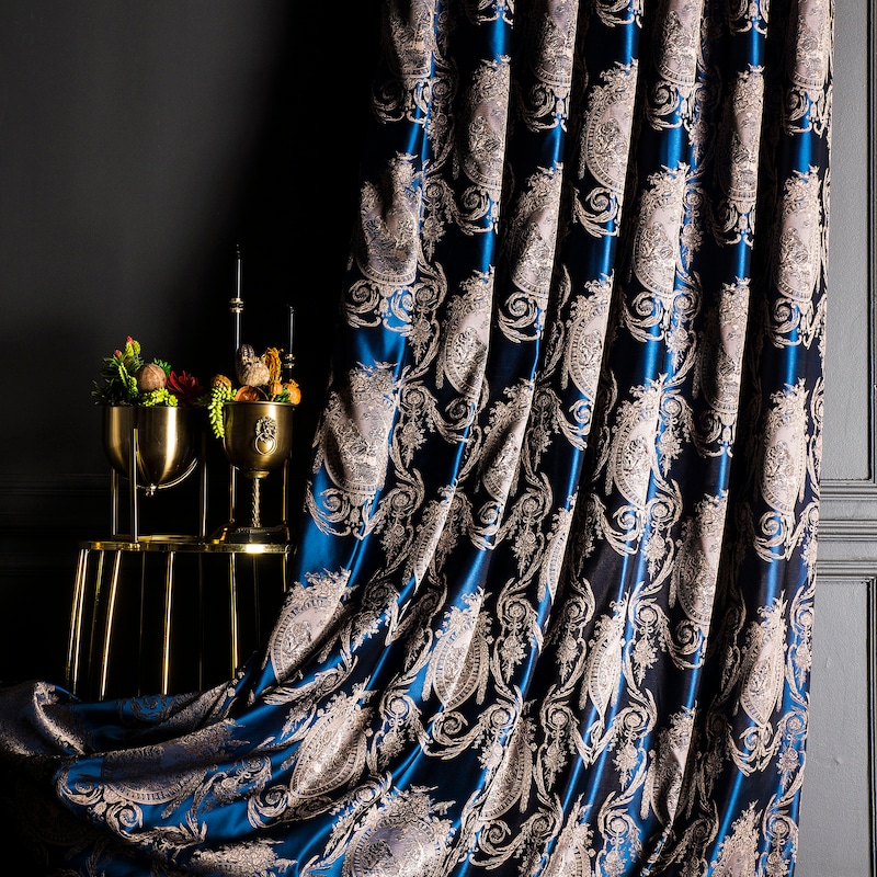 Royal Blue Damask - Etsy