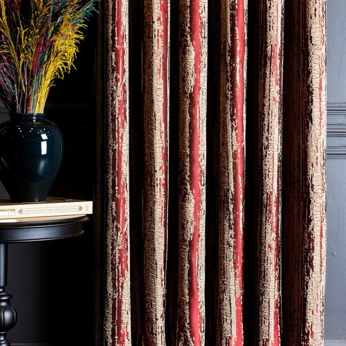 Curtains Panel Patterned Fabric Custom Size Drape Bedroom | Etsy