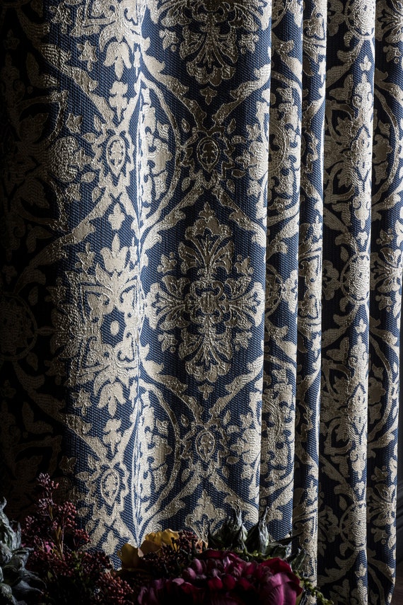 Curtains with patterned fabric store