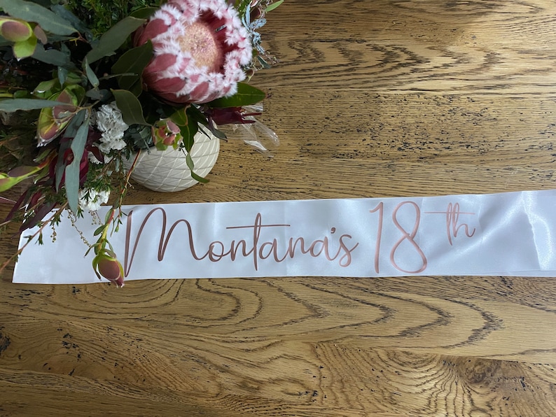Personalised Sashes - Etsy Australia