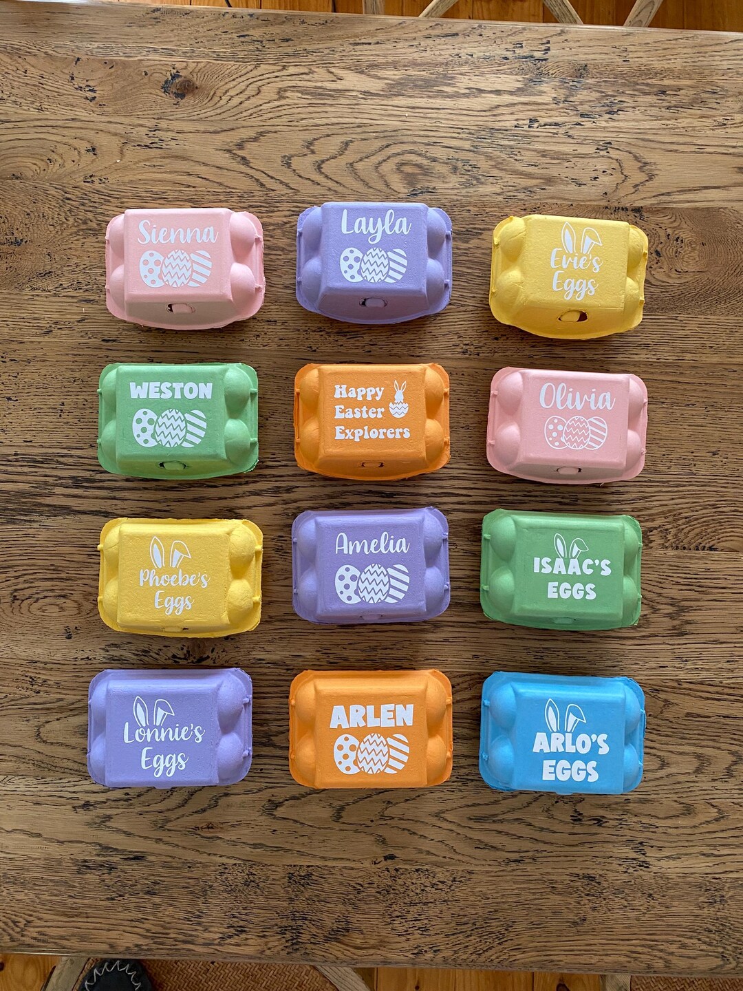Personalised Easter Egg Cartons *please Read Description About ...