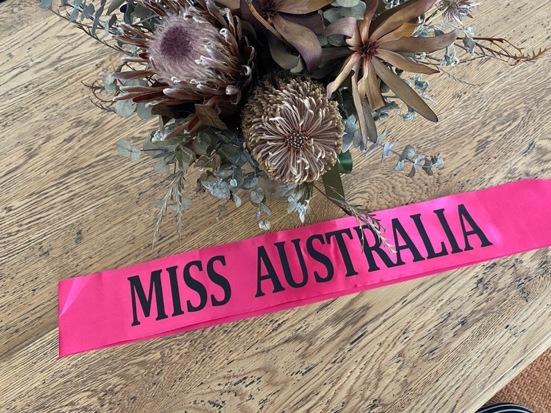 Personalised Sashes - Etsy Australia