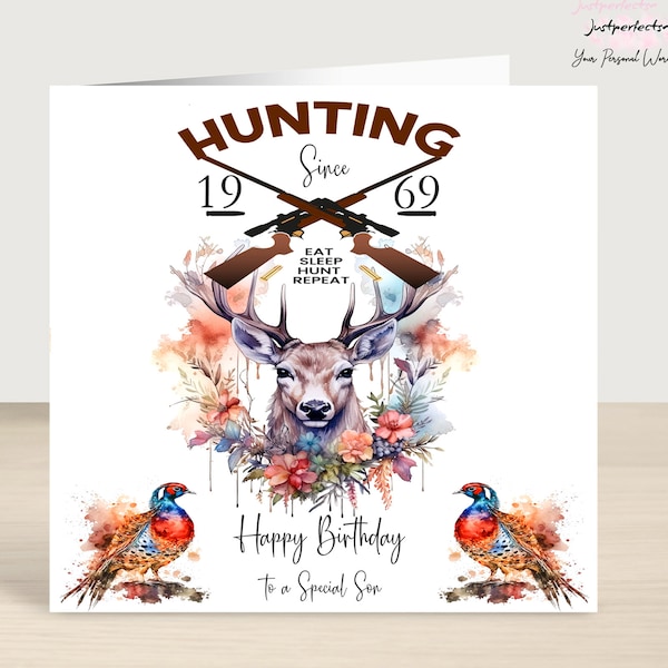 Personalised Shooting Birthday Card - Etsy UK