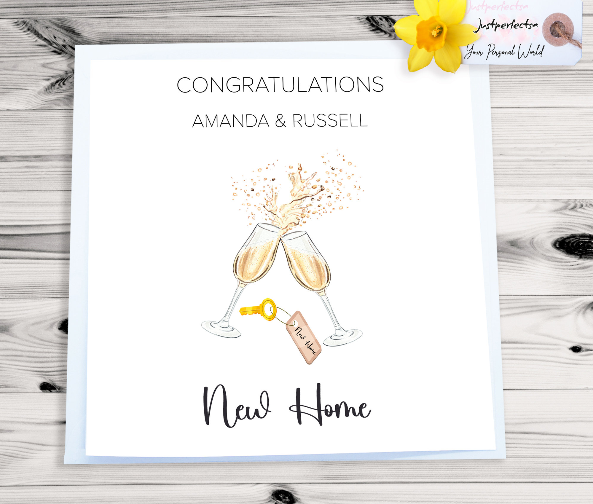 Personalised Congratulations on Your First Home Card, First Home ...