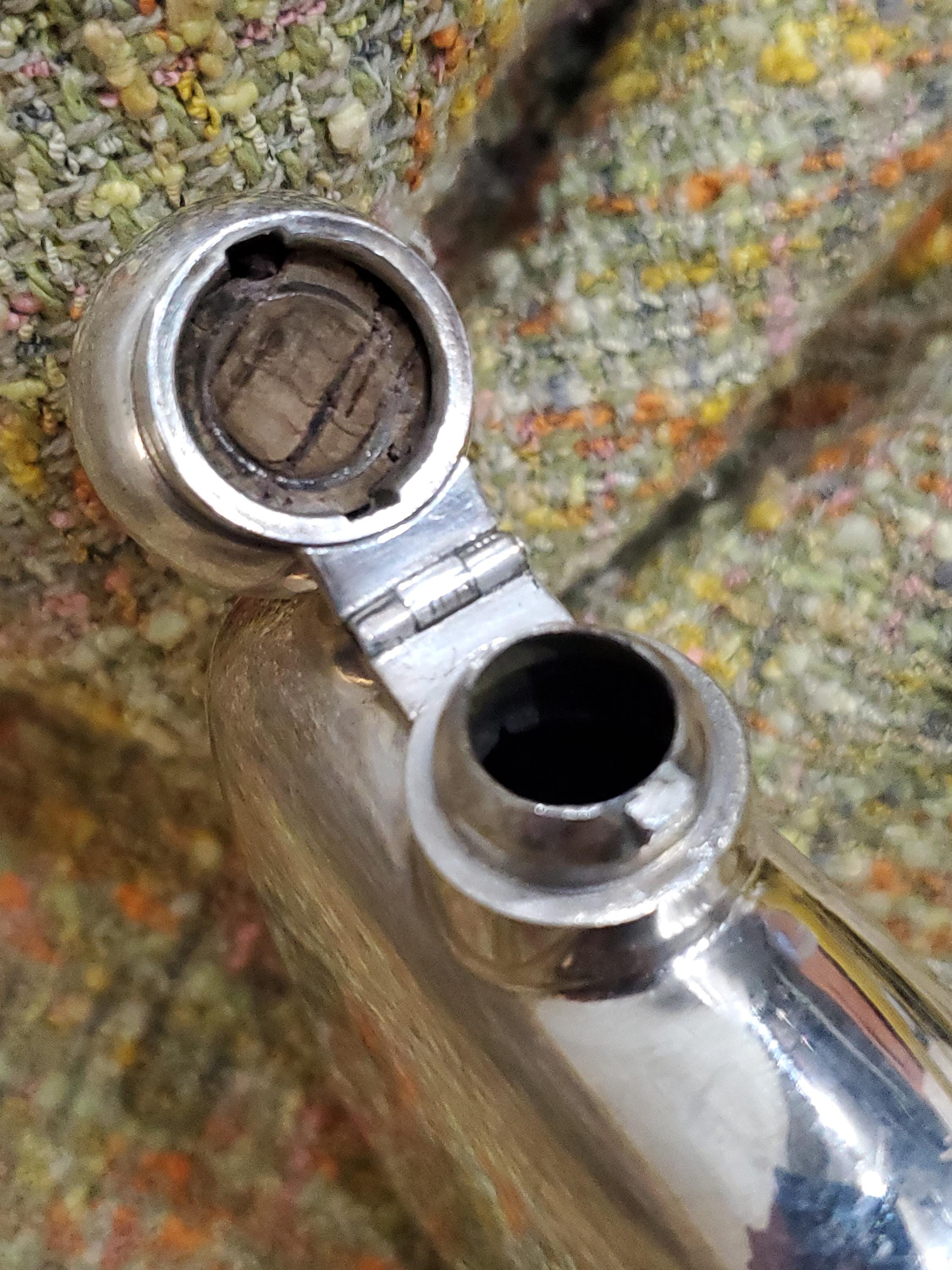 Antique Silver Hip Flask 1917 - Etsy