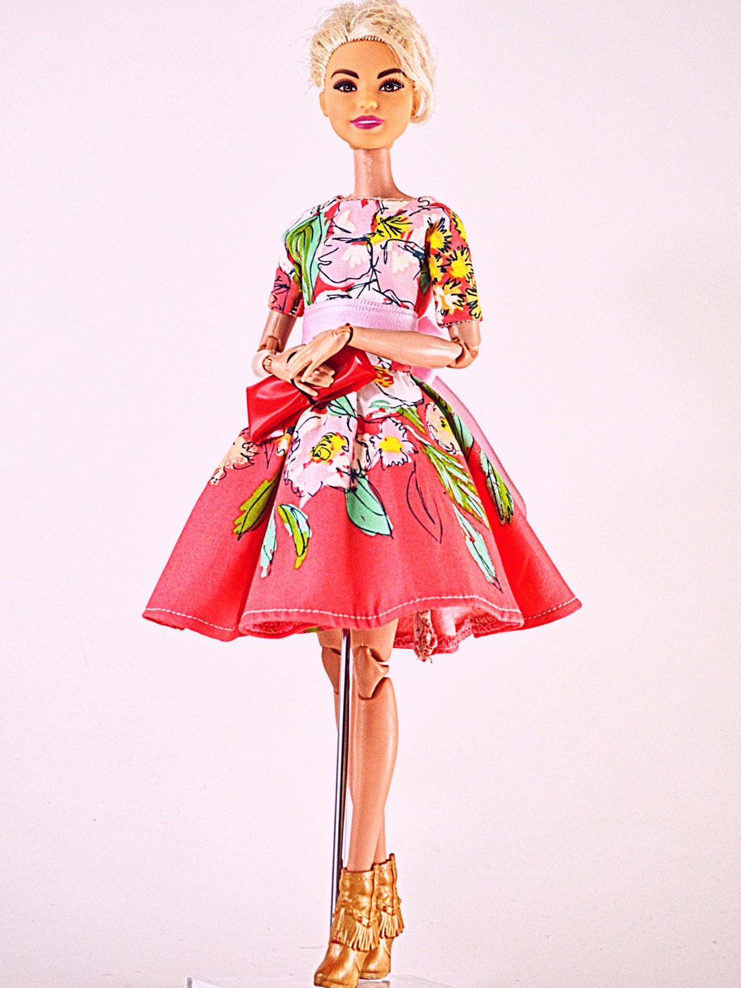 Dress for a Romantic Doll Doll Clothing PIPDOLLS - Etsy