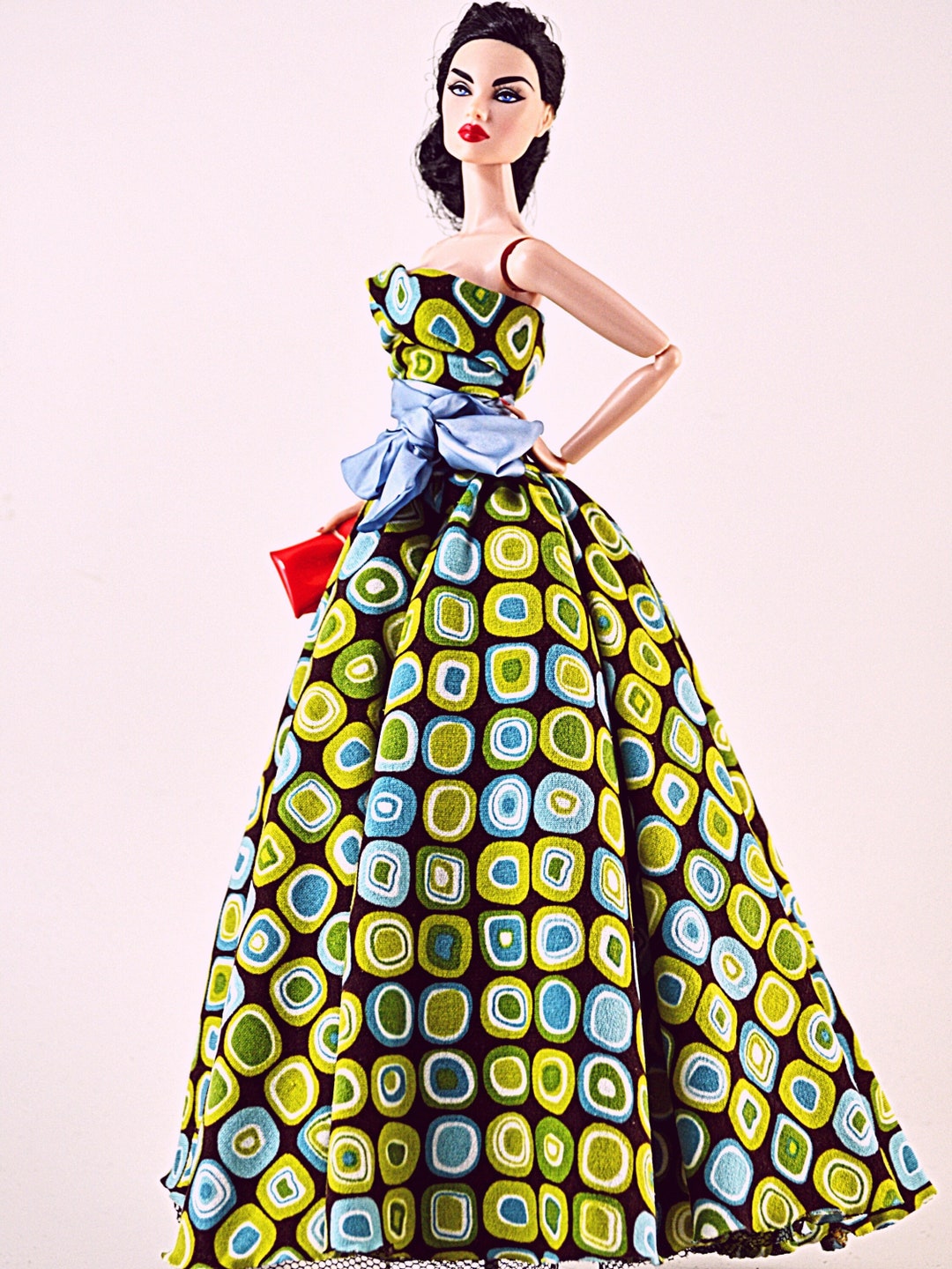 Tile Pattern Dress Doll Clothing PIPDOLLS - Etsy