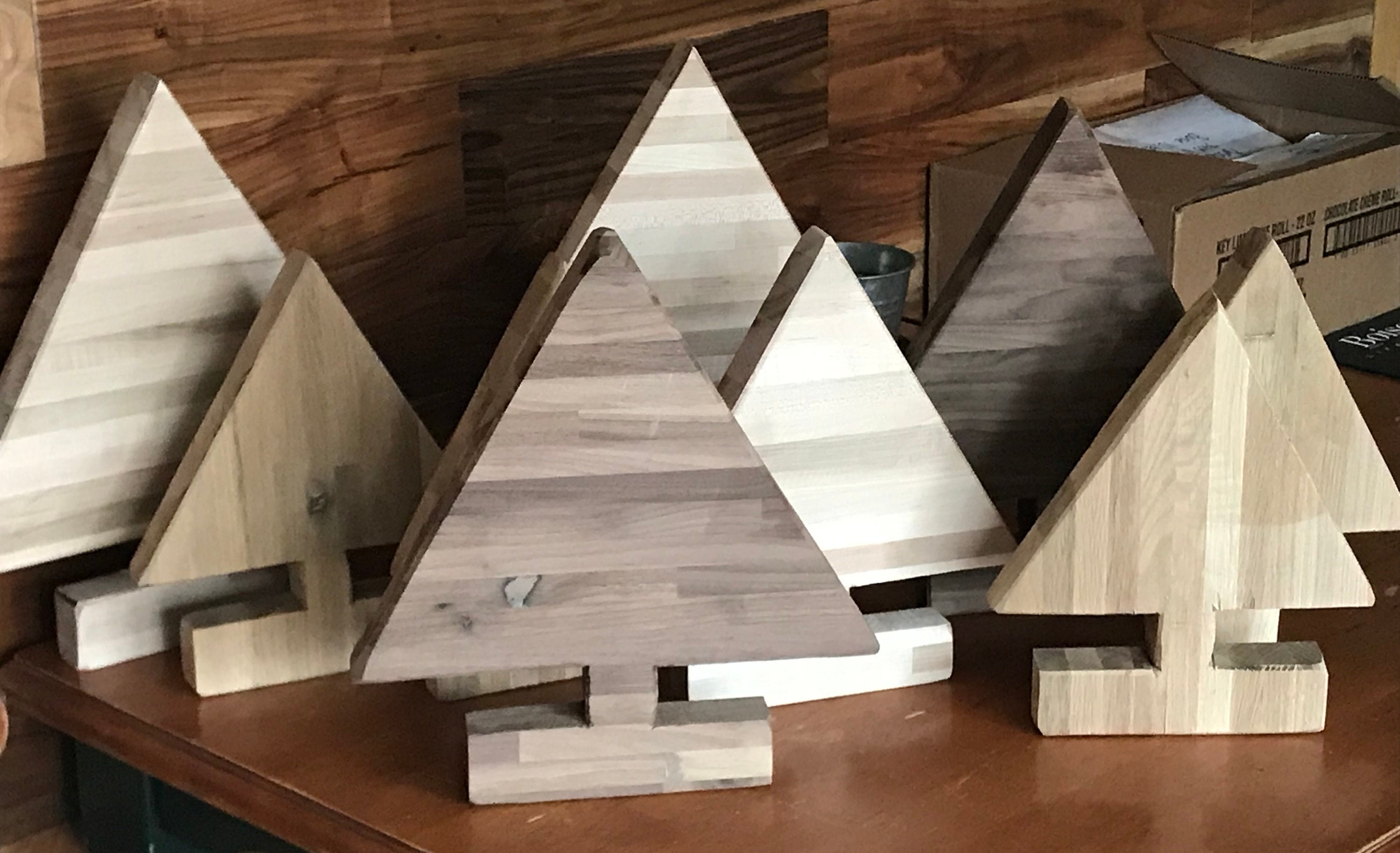 Wood Christmas Trees - Etsy