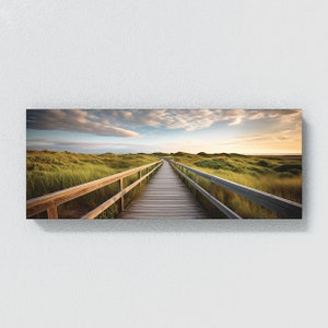 Boardwalk Vast Landscape 61 Canvas Wall Art Home Decoration Painting ...
