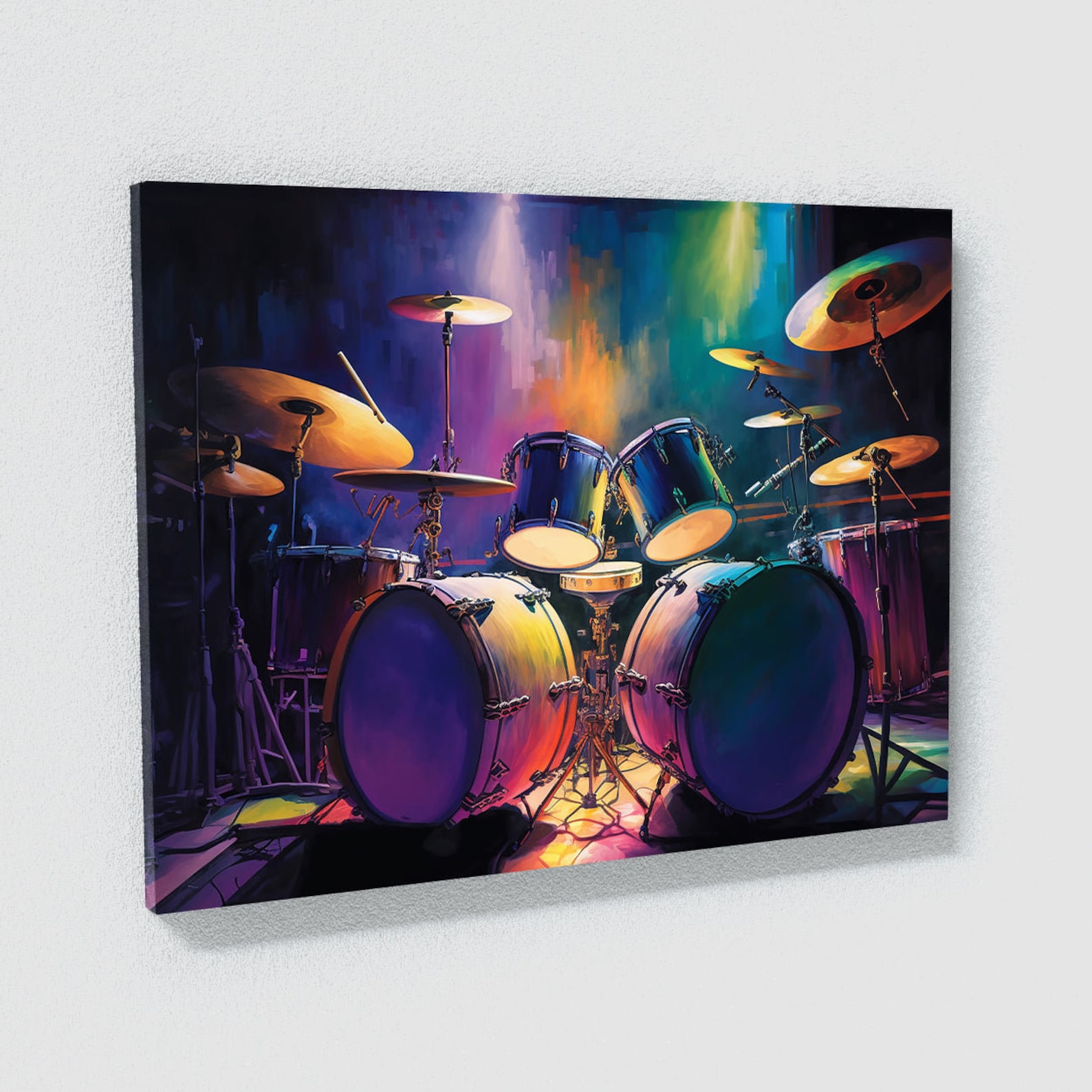 Drum Art Drum Concert 1 Canvas Wall Art Decor - Etsy