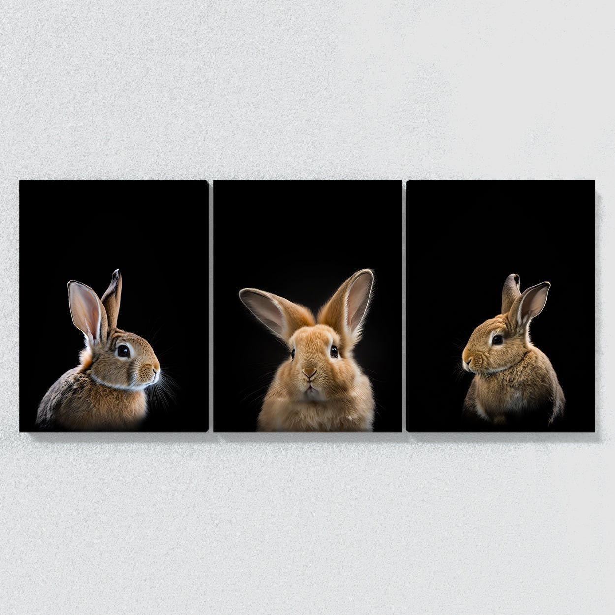 Rabbit Canvas Wall Art Decor - Etsy Canada