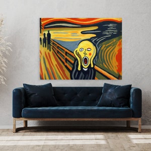 Art Edvard Munch the Scream 112 Canvas Wall Art Decor - Etsy