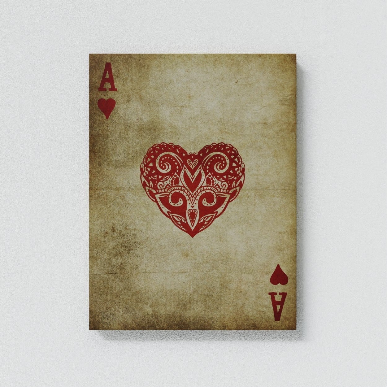 Vintage Ace Of Hearts