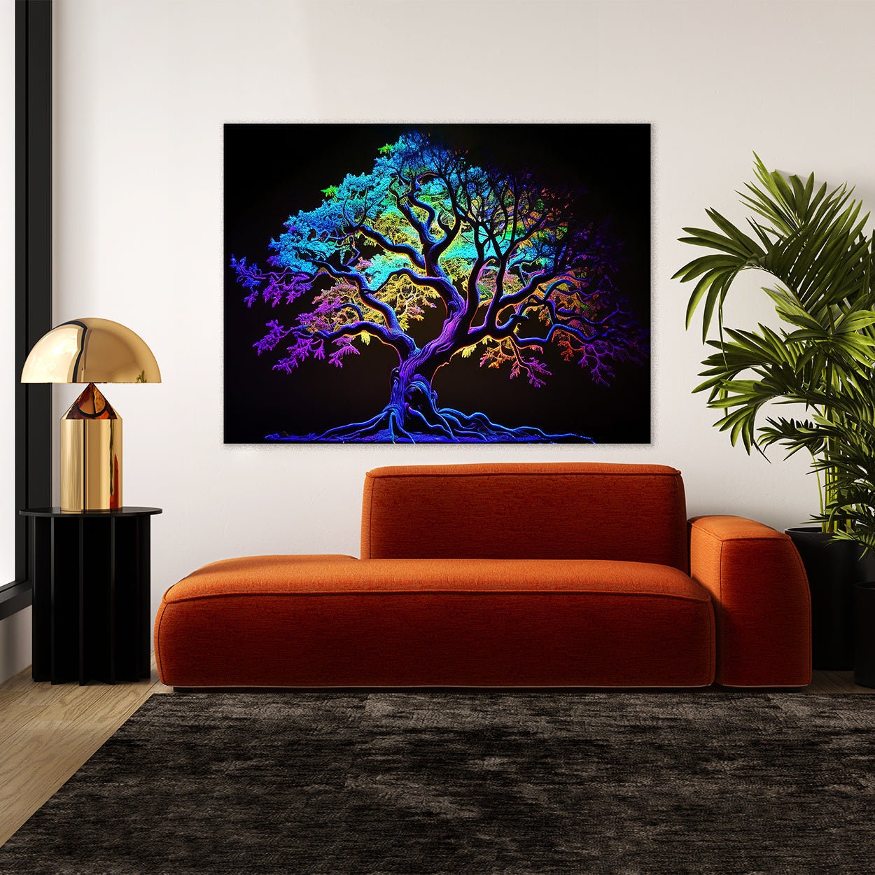 Trippy Psychedelic Tree 32 Canvas Wall Art Decor - Etsy